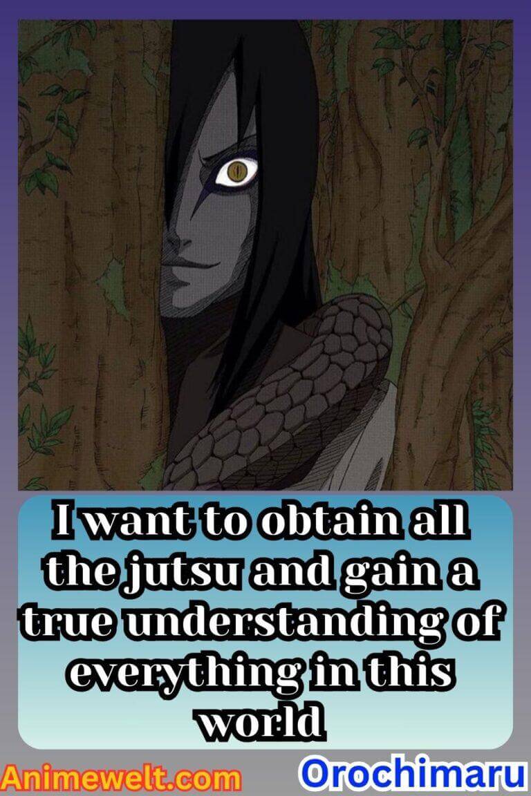 Orochimaru Quotes From Naruto Shippuden | Evil Sannin Quotes - AnimeWelt