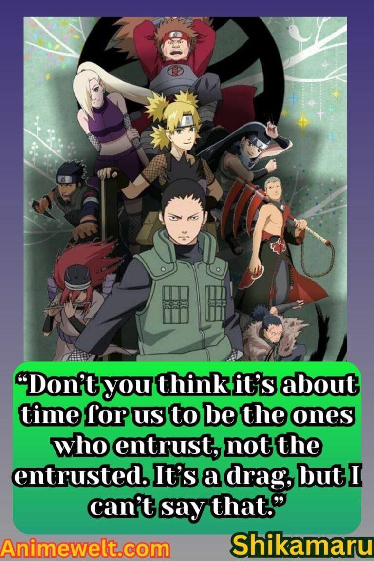Shikamaru Nara Quotes from Naruto Shippuden | Smartest Ninja Quotes ...