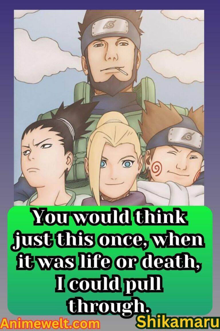 Shikamaru Nara Quotes from Naruto Shippuden | Smartest Ninja Quotes ...