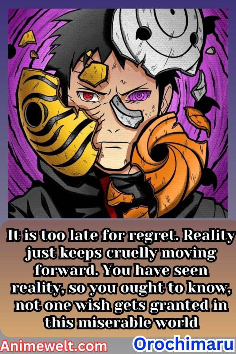 Obito Uchiha Quotes Naruto Shippuden | Quotes from Lost Uchiha - AnimeWelt