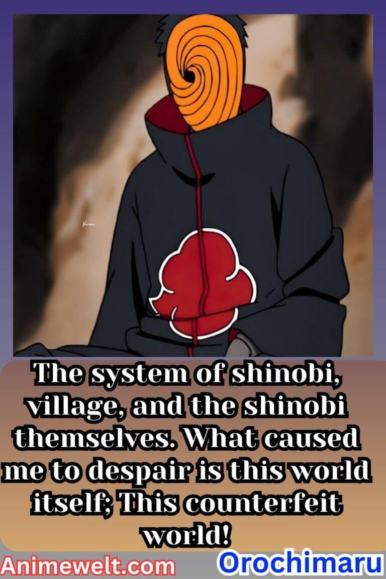 Obito Uchiha Quotes Naruto Shippuden | Quotes from Lost Uchiha - AnimeWelt